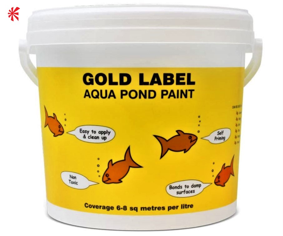 Huttons Gold Label Aqua Pond Paint - Dark Blue - Koi Logic