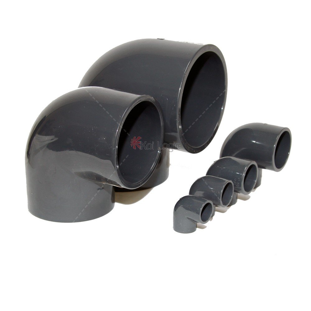 PVC Imperial High Pressure - 90° Elbows - Koi Logic