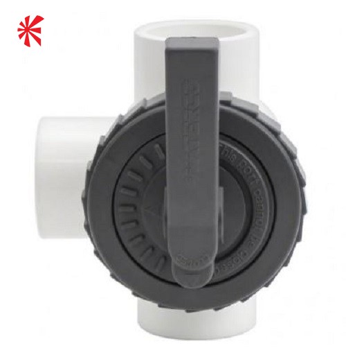 Waterco Fulflo 3 Way Valve - With Teflon Seals - Koi Logic