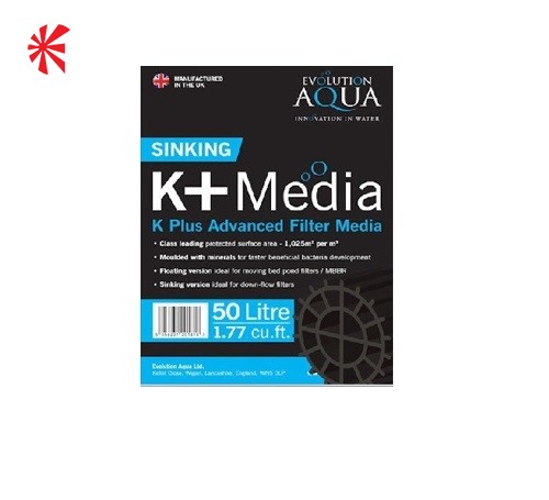 Evolution Aqua K+ Advanced Filter Media - Black Sinking - Koi Logic